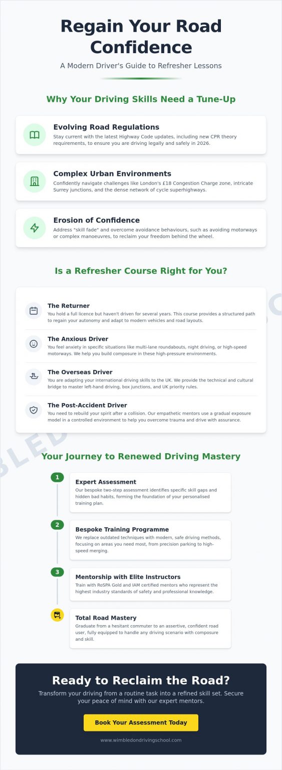 Refresher Driving Lessons Near Me: Regain Your Road Confidence in 2026
