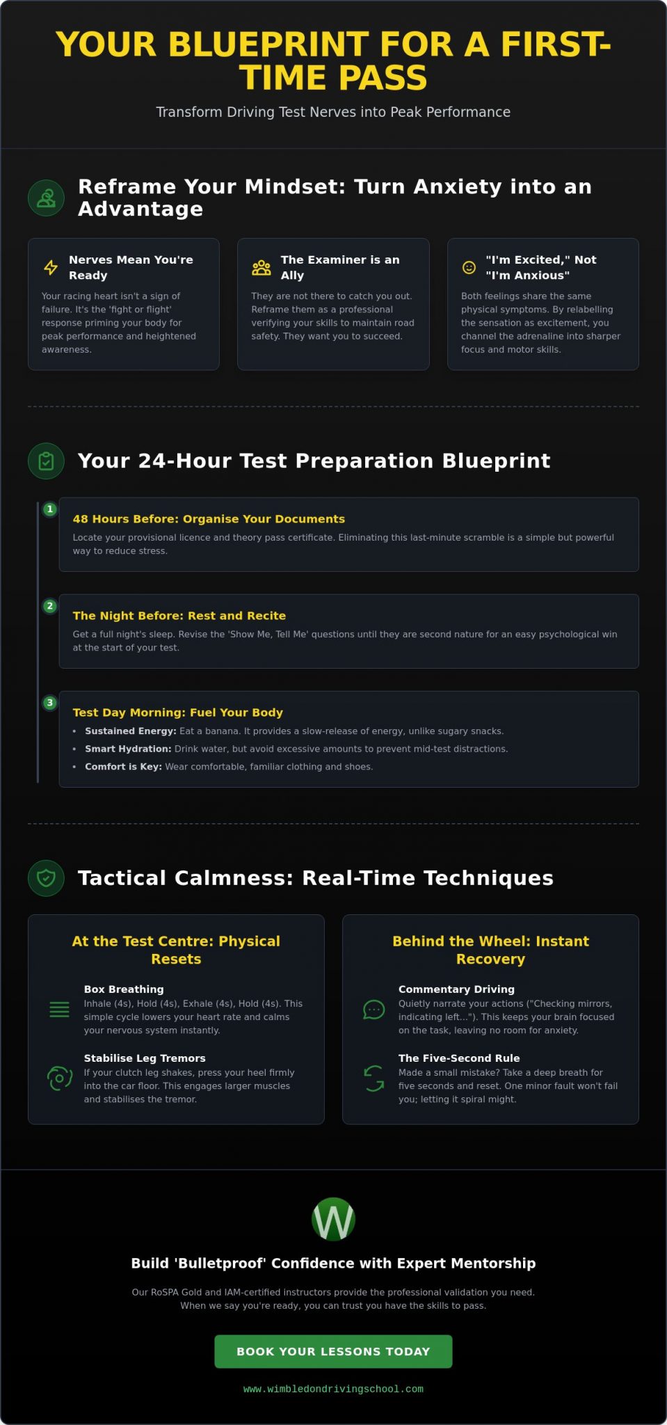Driving Test Day Nerves Tips: How to Stay Calm and Pass in 2026